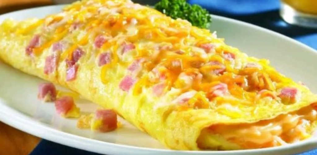 How to make a classic ham and cheese omelet – English recipes